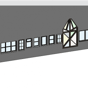 3d Gothic Casement Rotated - Mahelak