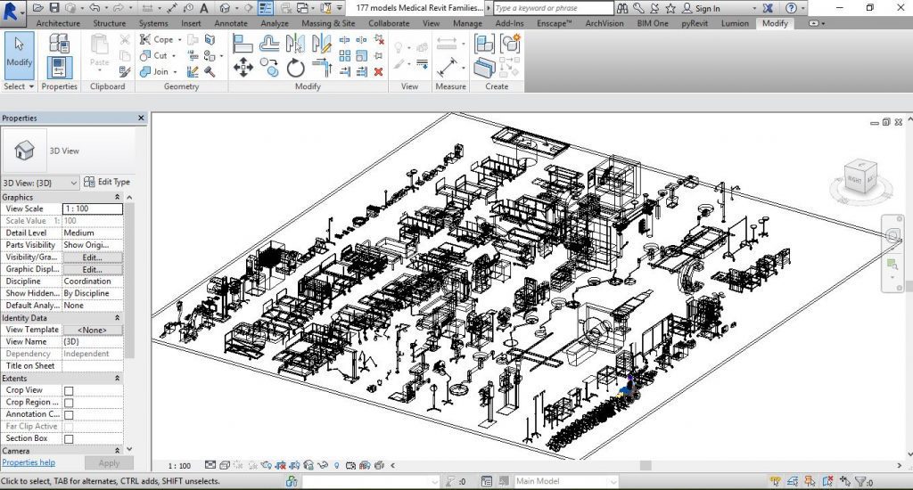 177 models Medical Revit Families.rfa - Mahelak