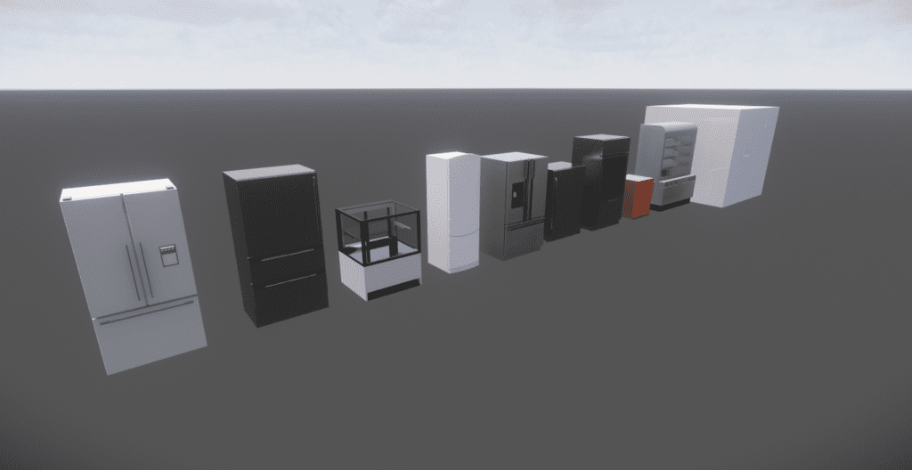 28 Models Refrigerators Revit families.rfa - Mahelak