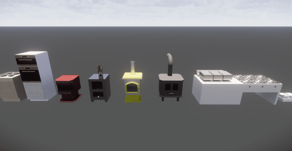 29 Stove ,Gas ,Equipment & Cooker Revit families.rfa - Mahelak