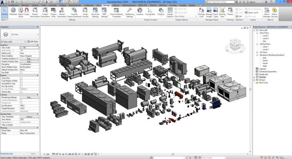 Mechanical Equipment's Revit Families.rfa