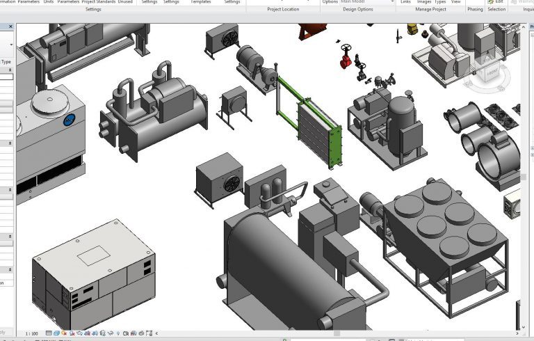 Mechanical Equipment's Revit Families.rfa