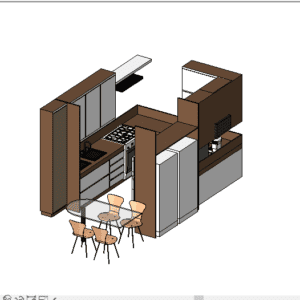 3D Revit Kitchen Models - High-Quality Designs for Your Projects