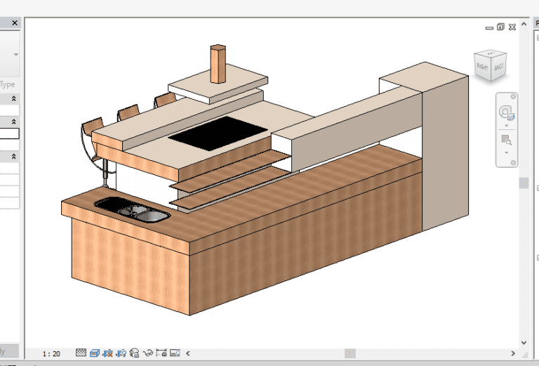 Modern Kitchen Revit family.rfa