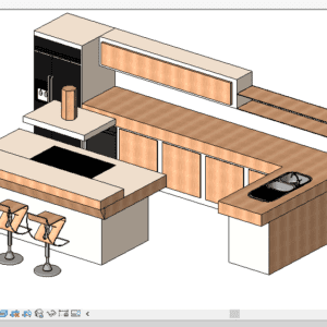 3D Revit Kitchen Models - High-Quality Designs for Your Projects