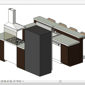 3D Revit Kitchen Models - High-Quality Designs for Your Projects