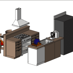 3D Revit Kitchen Models - High-Quality Designs for Your Projects
