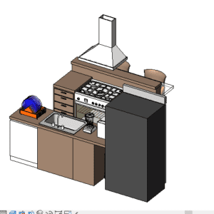 3D Revit Kitchen Models - High-Quality Designs for Your Projects