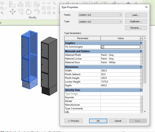Lockers Revit family.rfa