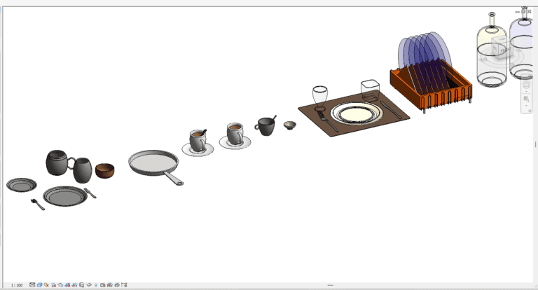 Kitchen Components Revit families