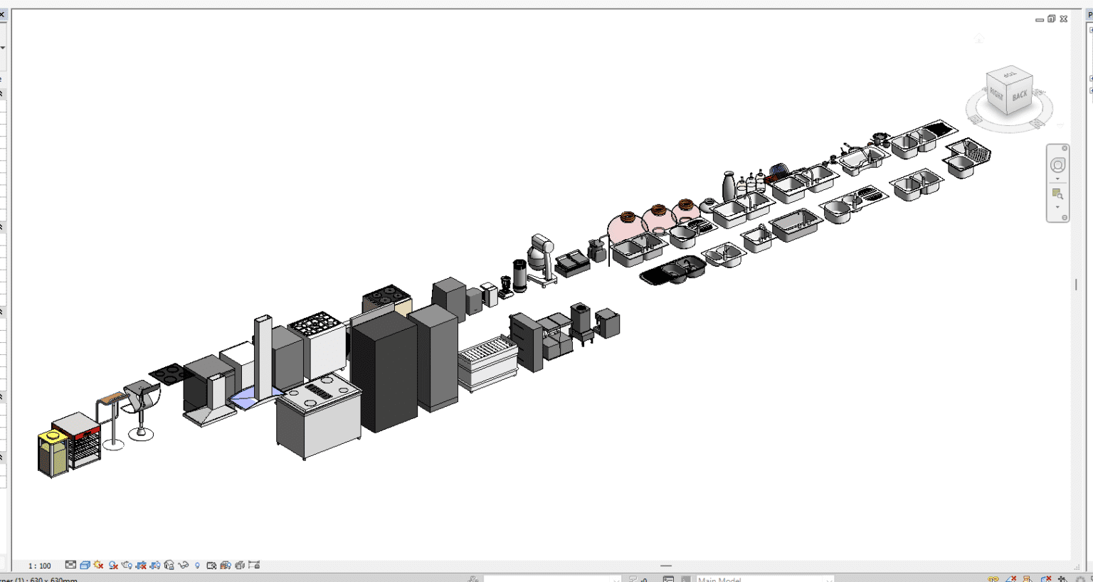 Kitchen Components Revit families