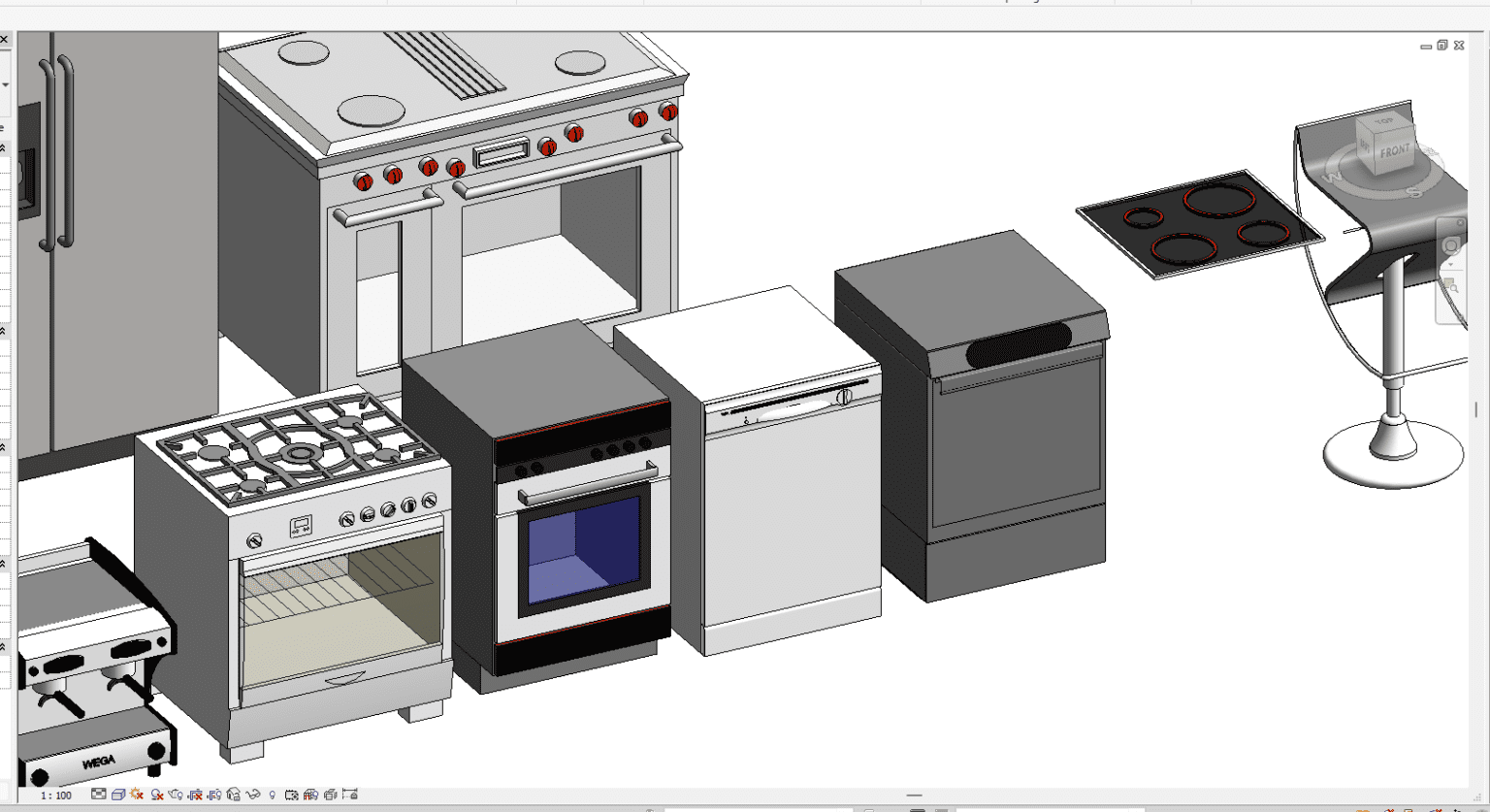 Kitchen Components Revit families
