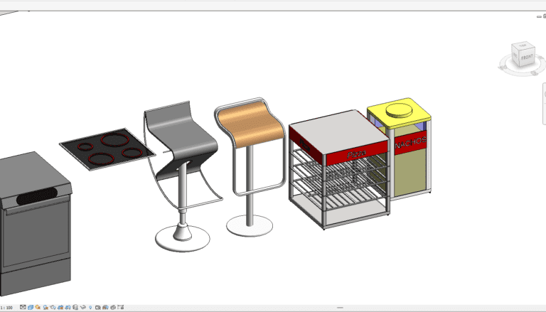 Kitchen Components Revit families