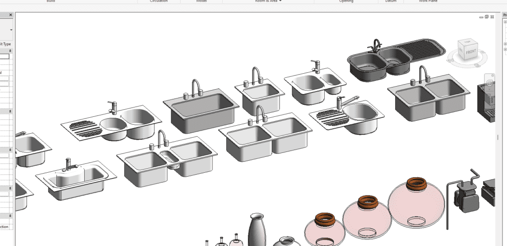 Kitchen Components Revit families