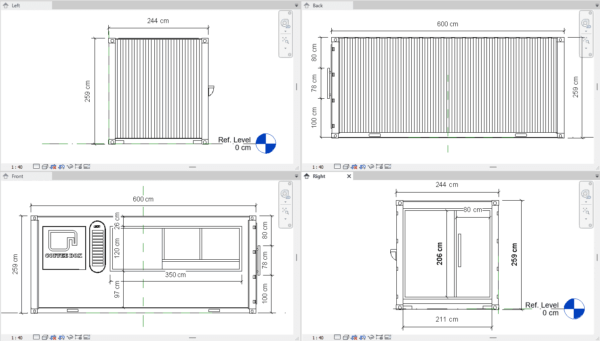 Coffee Box Shop Model Revit File (.rfa) | 3D Revit 2019