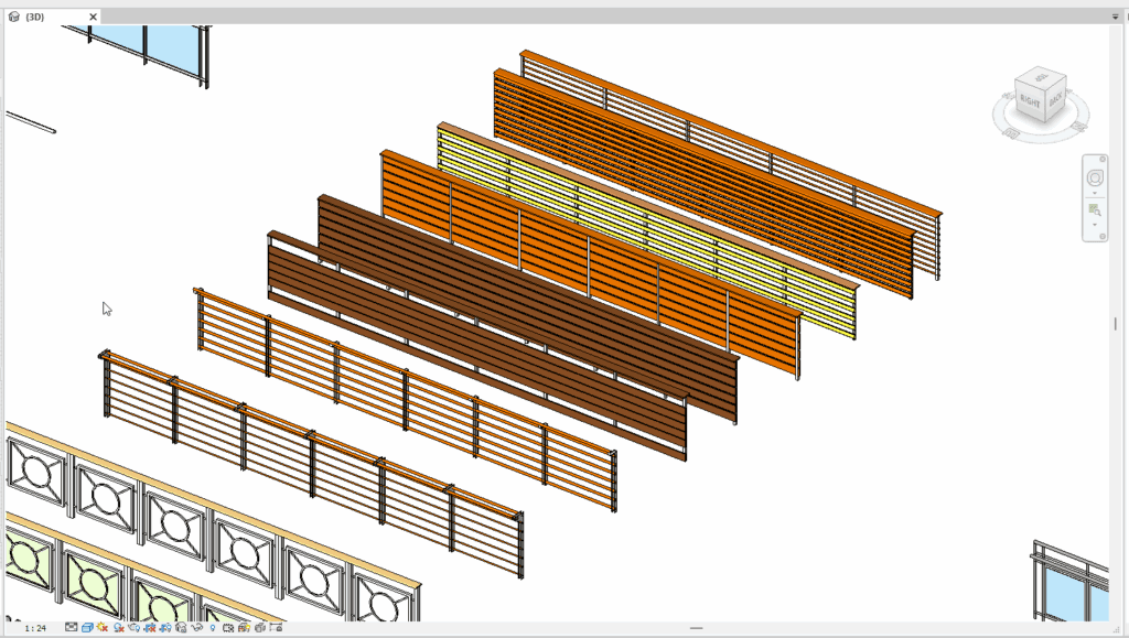 46 Railing Models Revit Families V2010 | Download RFA Pack