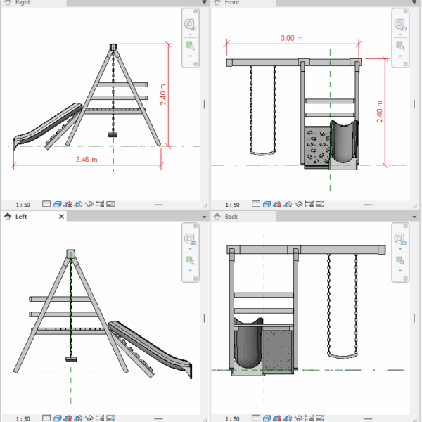 3D Revit Game Models - Detailed Designs for Virtual Environments