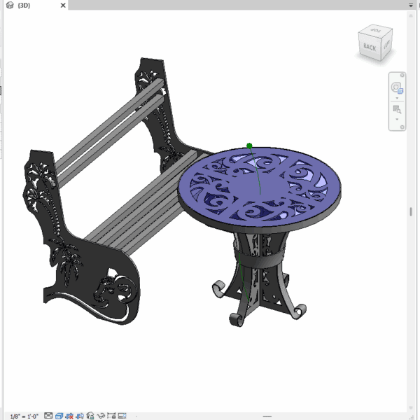 3D Revit Park Models - Detailed Designs for Outdoor Spaces