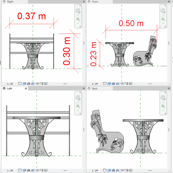 3D Revit Park Models - Detailed Designs for Outdoor Spaces